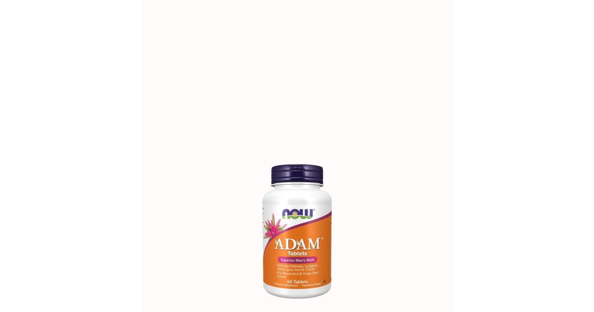 Férfi multivitamin, Now ADAM Superior Men's Multi, 60 tabletta ...