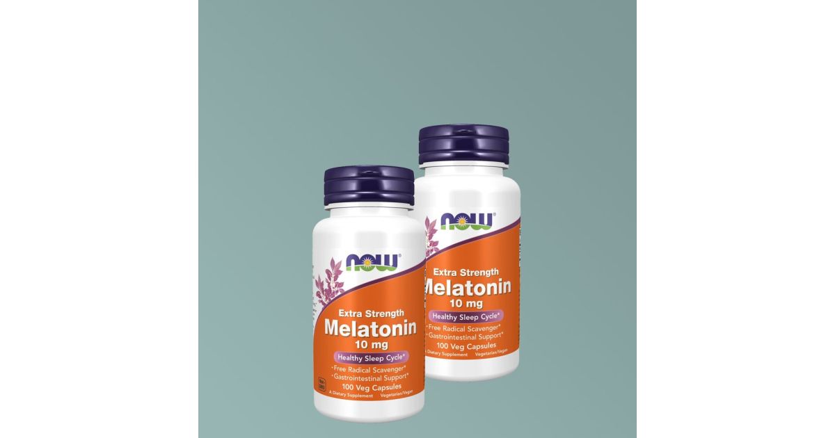 Melatonin extra dózisú 10 mg, Now Extra Strength Melatonin, 2x100 ...