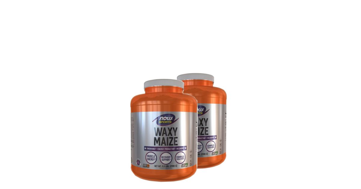 Viaszos keményítő, Now Waxy Maize Powder, 2x2495 g - vitaminstore.hu