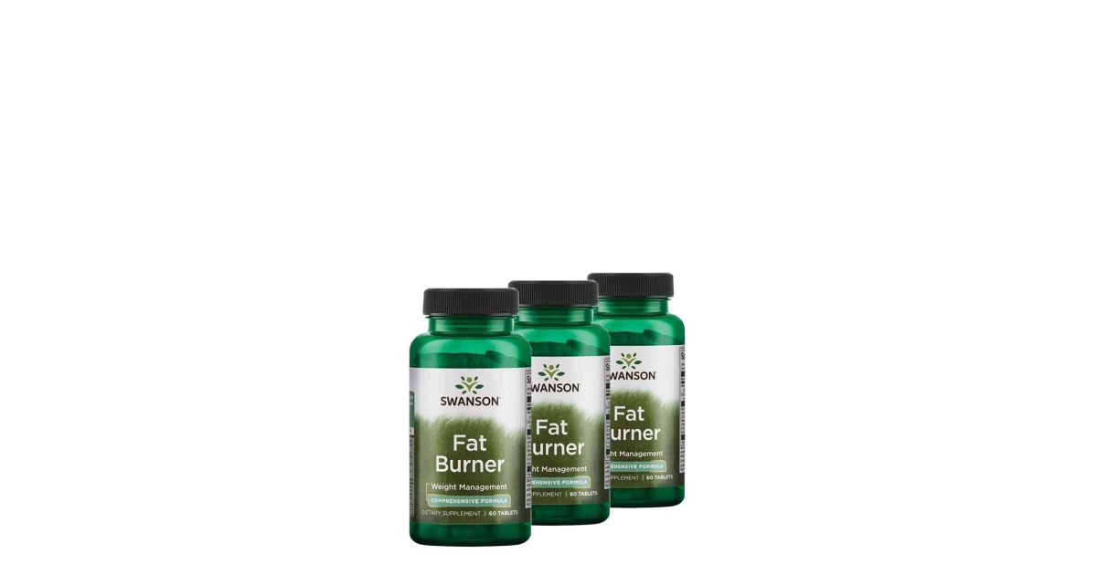 Zsírégető komplex, Swanson Fat Burner, 3x60 tabletta - vitaminstore.hu